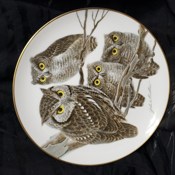 Hutchenreuther | Other | 8 Screech Owl Collectors Plate Signed By John ...